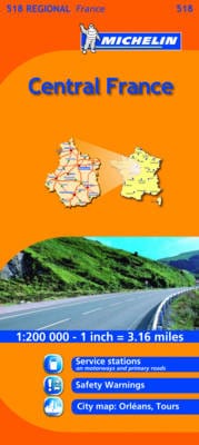 Michelin: Central France Map [2007] – Chapters Bookstore