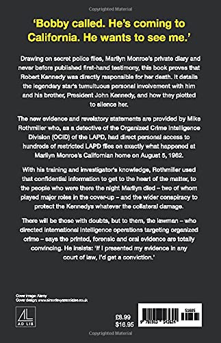 Mike Rothmiller: Bombshell: The Night Bobby Kennedy Killed Marilyn Mon ...