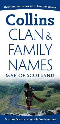 Clan and Family Names Map of Scotland (Pictorial Maps) – Chapters Bookstore