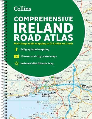 Maps Collins: Comprehensive Road Atlas Ireland [2023] – Chapters Bookstore