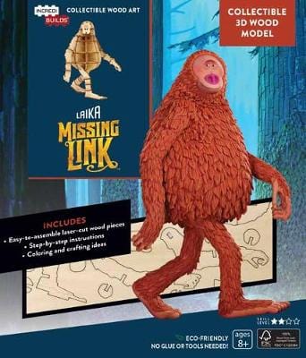 Laika: IncrediBuilds: LAIKA: Missing Link 3D Wood Model [2019 ...