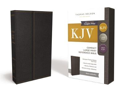 Thomas Nelson: KJV, Reference Bible, Compact, Large Print, Leathersoft ...
