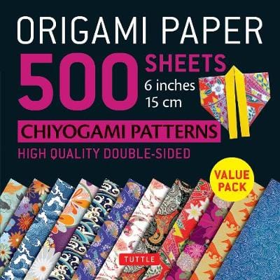 Tuttle: Origami Paper 500 sheets Chiyogami Designs 6 inch 15cm: : Inst ...
